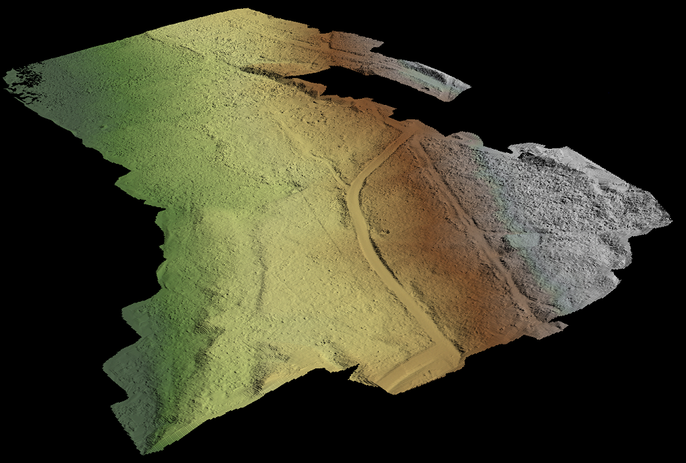 Lidar Point Cloud Softwarebillboard Routescene 